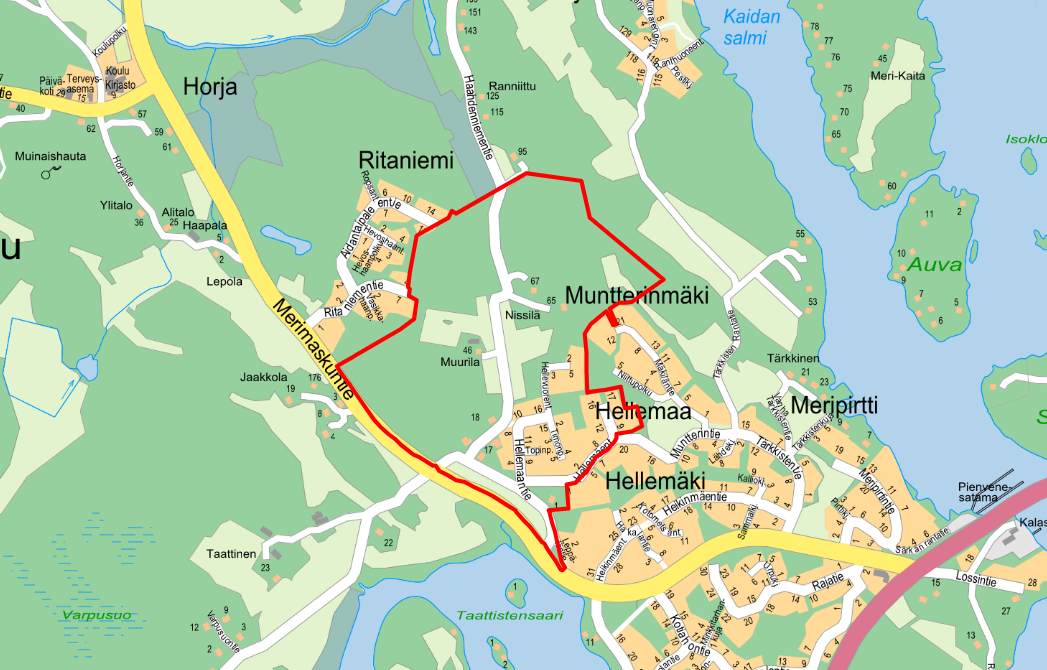 Helteenahon asemakaava ja asemakaavan muutos | Naantali